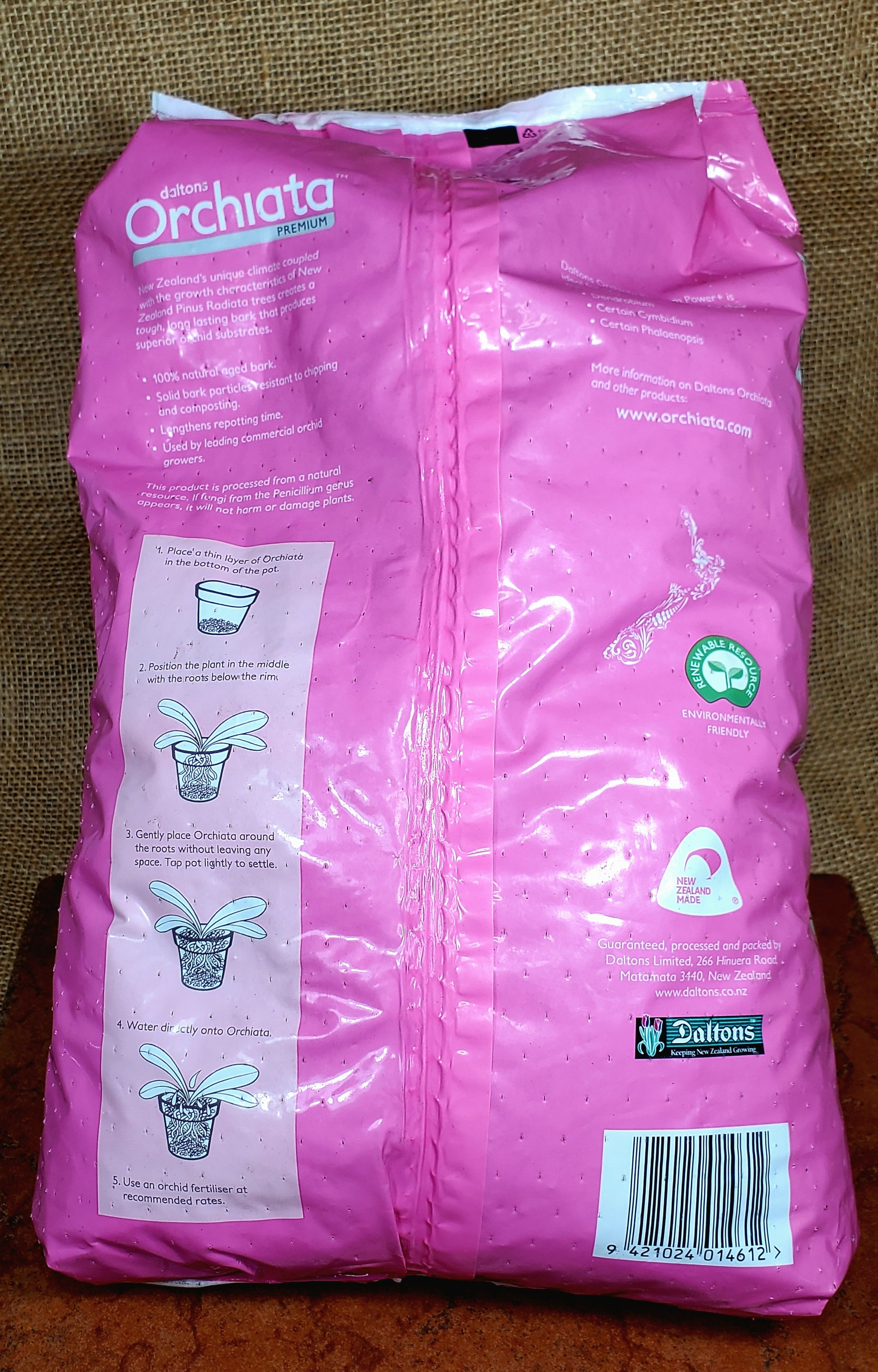 Orchiata Power Plus (1/2"-3/4") Premium New Zealand Orchid Bark - 5L ...