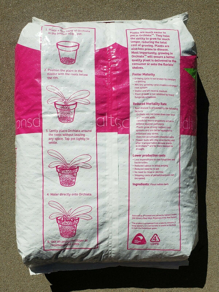 Orchiata Power Plus (1/2"-3/4") Premium New Zealand Orchid Bark - 35L ...